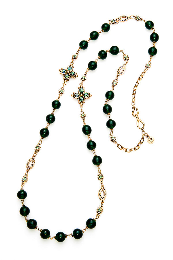 Timeless Emerald Bead Layering Necklace – Robin Steele, Inc.